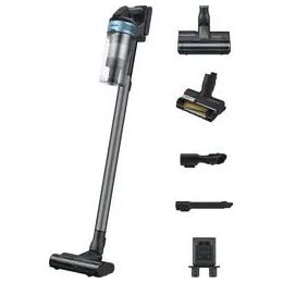 Samsung Akku-Handstaubsauger "VS20B75BGR1/WD, Jet 75E PetPRO", silber (silberfarben), B:25cm H:113cm T:21,5cm, Akkusauger, 550 W, beutellos, Ersatzakku separat erh&auml;ltlich