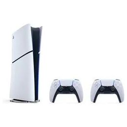 Sony PLAYSTATION 5 Konsolen-Set "Digital Edition (Slim) inkl. zweitem DualSense Wireless-Controller", schwarz-wei&szlig; (wei&szlig;, schwarz), B:35,8cm H:8cm T:21,6cm, Spielekonsolen, Topseller