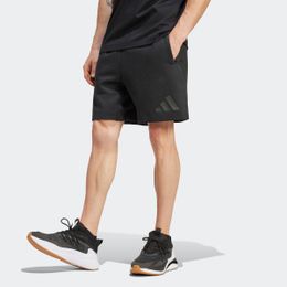 Shorts adidas Sportswear "M Z.N.E. SHO", Herren, Gr. S, N-Gr, schwarz (schwarz, normal, gr.), Obermaterial: 57% Polyester, 43% Baumwolle, Hosen Shorts