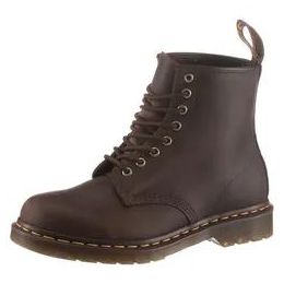 Schn&uuml;rstiefel Dr. Martens "8 Eyes Boot 1460 Crazy Horse", Herren, Gr. 36, braun (dunkelbraun), Leder, Schuhe Schn&uuml;rstiefel, Boots, Stiefel mit Lederinnensohle - schmale Form