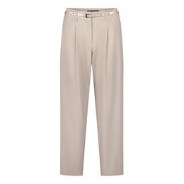 Stoffhose Betty Barclay "Damen unifarben", Damen, Gr. 36, Normalgr&ouml;&szlig;en, beige, Obermaterial: 62% Polyester, 34% Viskose, 4% Elasthan, relaxed fit 7/8-L&auml;nge, Hosen Stoffhose