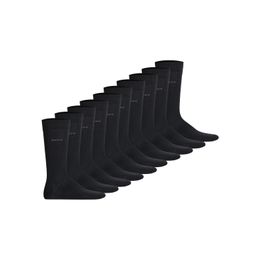 Kurzsocken BOSS "Socken 10er Pack", Herren, Gr. 39-42, schwarz, Obermaterial: 75% Baumwolle CO. 23% Polyamid PA. 2% Elasthan EL., Socken
