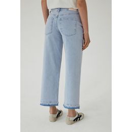Loose-fit-Jeans STREET ONE STUDIO, Damen, Gr. 25, L&auml;nge 28, ultra bleached wash, Jeans, 98% Baumwolle, 2% Elasthan, unifarben, kn&ouml;chelfrei, Jeans, mit Wide Legs