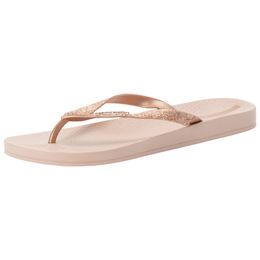 Zehentrenner Ipanema "Ipanema ANAT LOLITA FEM", Damen, Gr. 37, pink (pink, glitter), Synthetik, Schuhe Zehentrenner