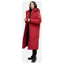 Wintermantel Navahoo "Schneew&auml;chter 14", Damen, Gr. XS (34), dunkelrot, Obermaterial: 100% Polyester. Innenfutter: 100% Polyester. Wattierung: 100% Polyester. &Auml;rmelfutter: 100% Polyester, gerade wadenlang, eng normaler Saum, M&auml;ntel Wintermantel, warmer Winter Kurzmantel