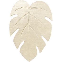 HEINE HOME Witt Hochflorteppich, offwhite, Gr&ouml;&szlig;e 160x230 cm - Blattform