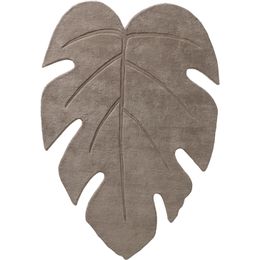 HEINE HOME Witt Hochflorteppich, grau, Gr&ouml;&szlig;e 120x180 cm - Blattform