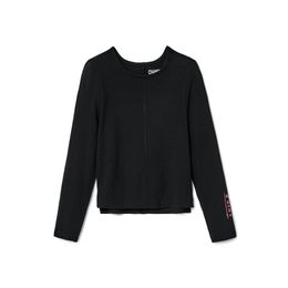 Tchibo - Kinder-Langarmshirt - M&auml;dchen - Gr. 146/152 - schwarz