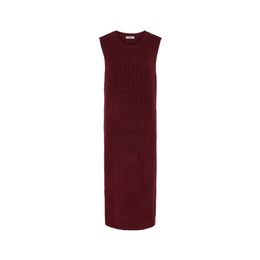 Tchibo - Geripptes Strickkleid - Damen - Gr. S - rot