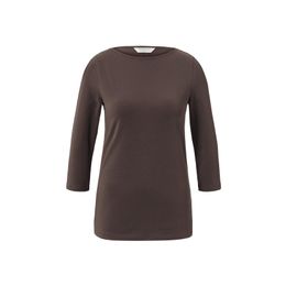 Tchibo - Shirt mit 3/4-Arm - Damen - Gr. XXL - dunkelbraun