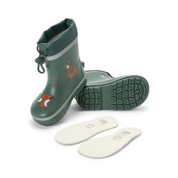 Tchibo - Kinder-Gummistiefel - Gr. 30-31 - dunkelgr&uuml;n