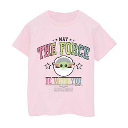 Star Wars - "The Mandalorian The Force" T-Shirt f&uuml;r M&auml;dchen (Babyrosa)