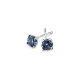 OROLINO Ohrringe Gold 585 mit 2x Blautopas (beh.) London Blue