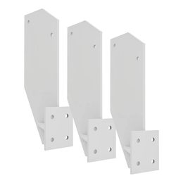 Dachsparrenhalterung f&uuml;r Kassettenmarkise Quadris LED & Curve LED | wei&szlig;, 3 St&uuml;ck