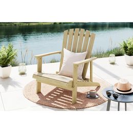 Ambia Garden Garten-Relaxsessel, Akazie, Holz, Akazie, vollmassiv, 67x74x85 cm, inklusive Armlehnen, Gartenm&ouml;bel, Gartenst&uuml;hle