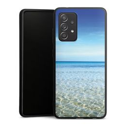 DeinDesign Galaxy A52s 5G Handy Premium Silikon H&uuml;lle Handyh&uuml;lle schwarz Case Urlaub Ocean Sky Silikon Premium Case