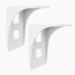 Deckenhalterung f&uuml;r Kassettenmarkise Curve LED | wei&szlig;, 2 St&uuml;ck