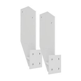 Dachsparrenhalterung f&uuml;r Kassettenmarkise Quadris LED & Curve LED | wei&szlig;, 2 St&uuml;ck