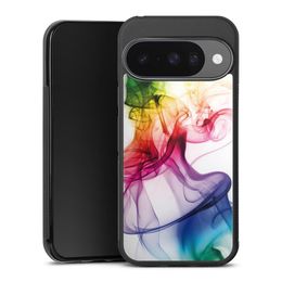 DeinDesign Google Pixel 10 Pro Handy Gallery Case Handyh&uuml;lle 9H Geh&auml;rtetes Glas R&uuml;ckseite H&uuml;lle Water Colour Rainbow Gallery Case