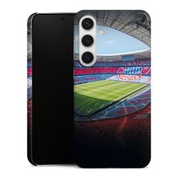 DeinDesign Galaxy S24+ Handy Premium Case Smartphone Handyh&uuml;lle Schutzh&uuml;lle gl&auml;nzend Fcb Fc Bayern M&uuml;nchen Stadium Premium Case
