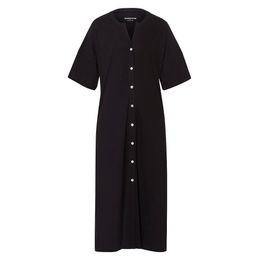 Green Cotton - Jersey-Kleid Dorthe, schwarz, Gr. 40 / M - Baumwolle