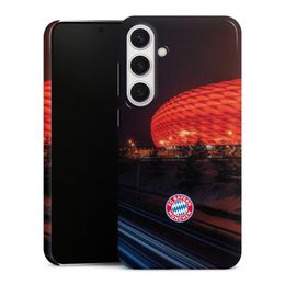 DeinDesign Galaxy S24+ Handy Premium Case Smartphone Handyh&uuml;lle Schutzh&uuml;lle gl&auml;nzend Fc Bayern M&uuml;nchen Stadium Fcb Premium Case