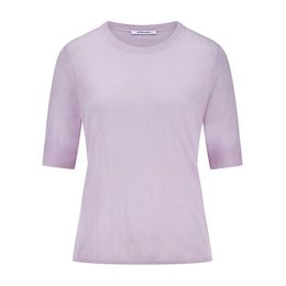 Peter Hahn - Rundhals-Pullover mit Kaschmir, lila, Gr. 40 / M - Seide