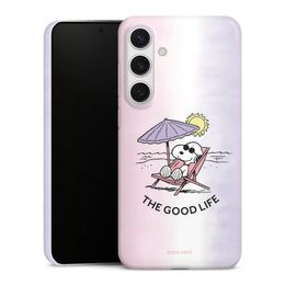 DeinDesign Galaxy S24+ Handy Premium Case Smartphone Handyh&uuml;lle Schutzh&uuml;lle gl&auml;nzend Snoopy Official Licensed Product Peanuts Premium Case