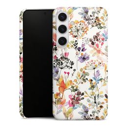 DeinDesign Galaxy S24+ Handy Premium Case Smartphone Handyh&uuml;lle Schutzh&uuml;lle gl&auml;nzend Pastel Flower Muster Premium Case