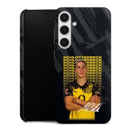 DeinDesign Galaxy S24+ Handy Premium Case Smartphone Handyh&uuml;lle Schutzh&uuml;lle gl&auml;nzend Borussia Dortmund Nico Schlotterbeck Bvb Premium Case