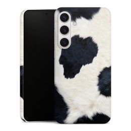DeinDesign Galaxy S24+ Handy Premium Case Smartphone Handyh&uuml;lle Schutzh&uuml;lle gl&auml;nzend Animal Look Animal Print Cow Skin Premium Case