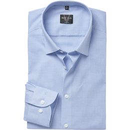 Langarmhemd MARVELIS, Herren, Gr. 39, N-Gr, bleu, Web, Obermaterial: 100% Baumwolle, k&ouml;rpernah normal, Manschette, Hemden, Businesshemd, body fit, b&uuml;gelleicht