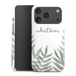 DeinDesign iPhone 17 Pro Handy Premium Case Smartphone Handyh&uuml;lle Schutzh&uuml;lle gl&auml;nzend Water Colour Jungle Palm Tree Premium Case