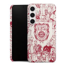 DeinDesign Galaxy S24+ Handy Premium Case Smartphone Handyh&uuml;lle Schutzh&uuml;lle gl&auml;nzend Official Licensed Product Fcb 125 Jahre Fc Bayern M&uuml;nchen Premium Case
