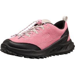 Sneaker Keen "JASPER ZIONIC", Jungen, Gr. 35, cashmere rose, giggle pink, Leder, Synthetik, Schuhe Sneaker, aus Leder, atmungsaktiv