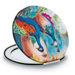 Taschenspiegel &raquo;Pfau&laquo;