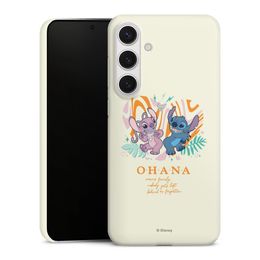 DeinDesign Galaxy S24+ Handy Premium Case Smartphone Handyh&uuml;lle Schutzh&uuml;lle gl&auml;nzend Official Licensed Product Lilo & Stitch Disney Premium Case