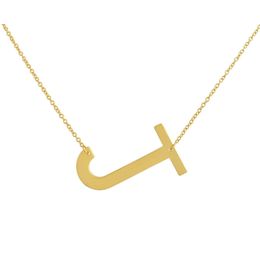 Adelia&acute;s Kette ohne Anh&auml;nger ADELIA&acute;S "Damen Halskette mit Anh&auml;nger &ndash; Buchstabe aus Edelstahl", gold, Halsketten, Damen, 48cm, Edelstahl, Ein Geschenk, das Freude macht