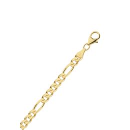 Adelia&acute;s Armband ADELIA&acute;S "19 cm Figaro Armband Si/Gopl.", gold, Armb&auml;nder, Damen, 19cm, Silber 925 (Sterlingsilber), Armband, kette