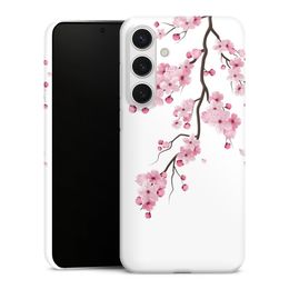 DeinDesign Galaxy S24+ Handy Premium Case Smartphone Handyh&uuml;lle Schutzh&uuml;lle gl&auml;nzend Aisa Japan Cherry Blossom Premium Case
