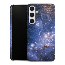 DeinDesign Galaxy S24+ Handy Premium Case Smartphone Handyh&uuml;lle Schutzh&uuml;lle gl&auml;nzend Galaxy Weltall Weltraum Premium Case