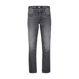 Relax-fit-Jeans Lerros "5-Pocket Stretch-Denim BAXTER in RELAXED FIT", Herren, Gr. 32, L&auml;nge 36, schwarz used wash, 98% Baumwolle, 2% Elasthan, Jeans, Locker geschnittene Herren-Jeans mit geradem Beinverlauf