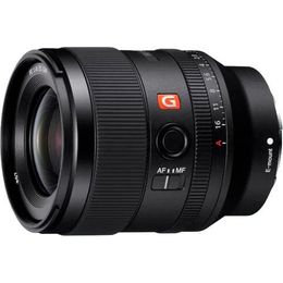 Sony Objektiv "SEL35F14GM.SYX", schwarz, T:9,6cm &Oslash;:7,6cm, Objektive