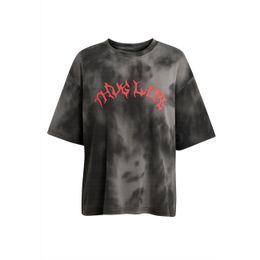 T-Shirt Thug Life "Thug Life Thug Life Sky T-Shirts", Damen, Gr. L, schwarz, grau, 100% Baumwolle, bedruckt, oversize, Rundhals, Shirts T-Shirt