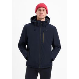 Softshellparka NO EXCESS "NO EXCESS Softshelljacke", Herren, Gr. M, night, 94% Polyester (Recycelt), 6% Elasthan, Jacken