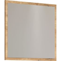 Garderobenspiegel Home Affaire "Estepona", evoke eiche, B:80cm H:70cm T:2cm, Holzwerkstoff, Spiegelglas, Spiegel, Garderobenspiegel, Wandspiegel mit 4 mm Spiegel-Floatglas &ndash; (B/T/H) 80/2/70 cm