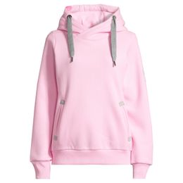Kapuzenpullover SALZHAUT "Hoodie S&Uuml;NN HOODIE", Damen, Gr. S, rosa (ros&eacute;), Obermaterial: 55% Baumwolle CO. 45% Polyester PES., Pullover Kapuzenpullover