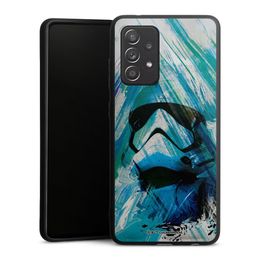DeinDesign Galaxy A52s 5G Handy Premium Silikon H&uuml;lle Handyh&uuml;lle schwarz Case Stormtrooper Star Wars Colourful Silikon Premium Case
