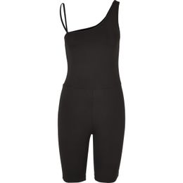 Jumpsuit Urban Classics "Urban Classics Damen Ladies Recycled Cycle Jumpsuit", Damen, Gr. XXL, US-Gr&ouml;&szlig;en, schwarz, 78% Polyester, 22% Elasthan, unifarben, Overalls Jumpsuit