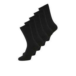 Jack & Jones Tennissocken JACK & JONES "JACBASIC TENNIS SOCK 5 PACK", Herren, schwarz pack:schwarz, schwarz, schwarz, schwarz, Baumwollmischung, unifarben, Socken Tennissocken, Baumwollmischung, Einheitsgr&ouml;&szlig;e